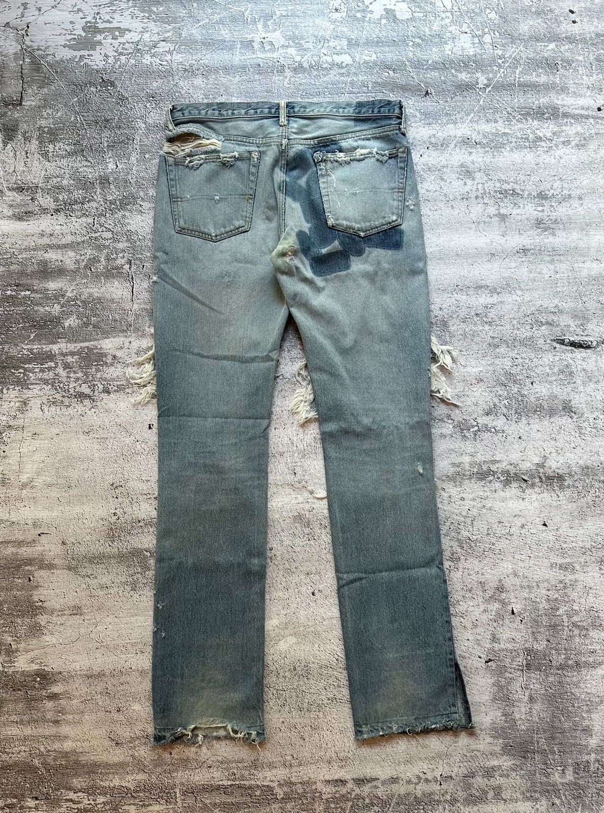 Undercover Undercover SS05 “But Beautiful II” Distressed Denim | Grailed