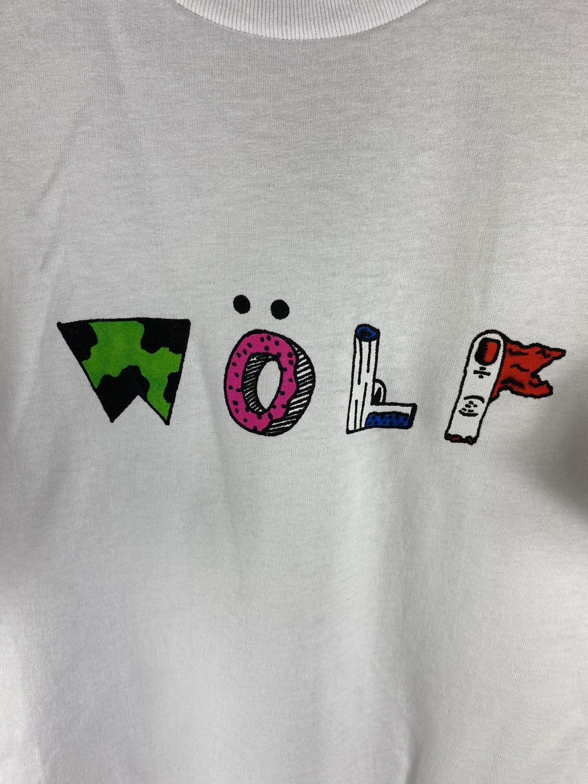 Golf Wang Golf Wang Logo Tee White Wolf 10th Anniversary Rerelease ...