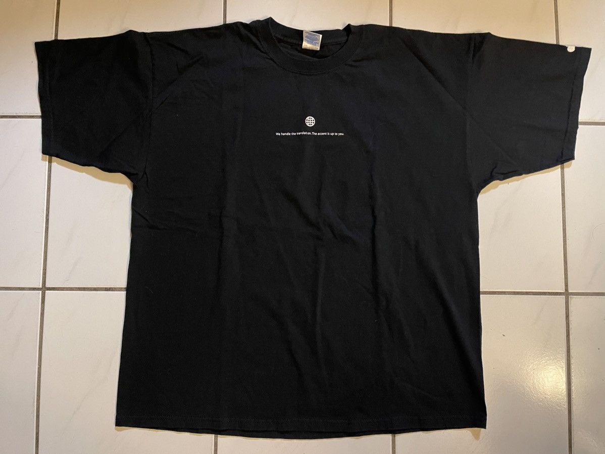 Apple × Vintage Vintage Apple Logo Black T-Shirt Size XXL Macintosh Tee ...