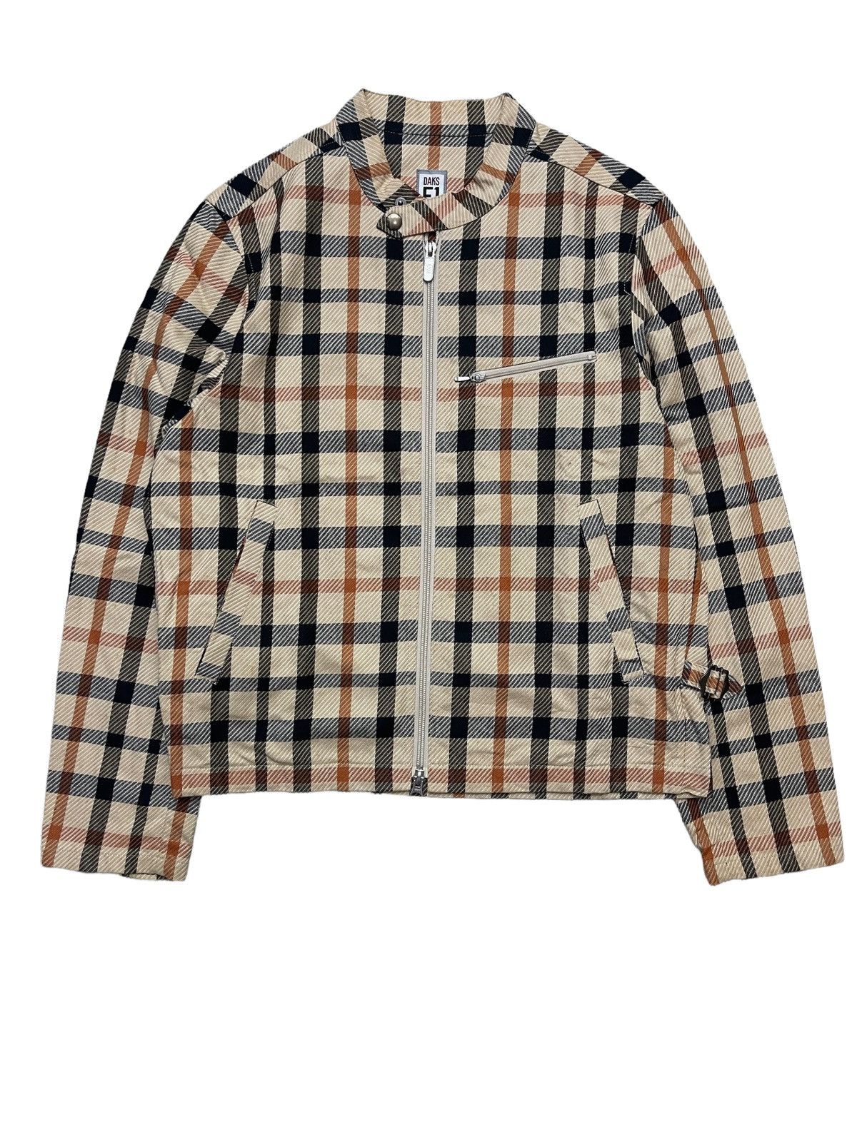 Daks London × Designer DAKS SIMPSON 2000 E1 BIKER JACKET | Grailed