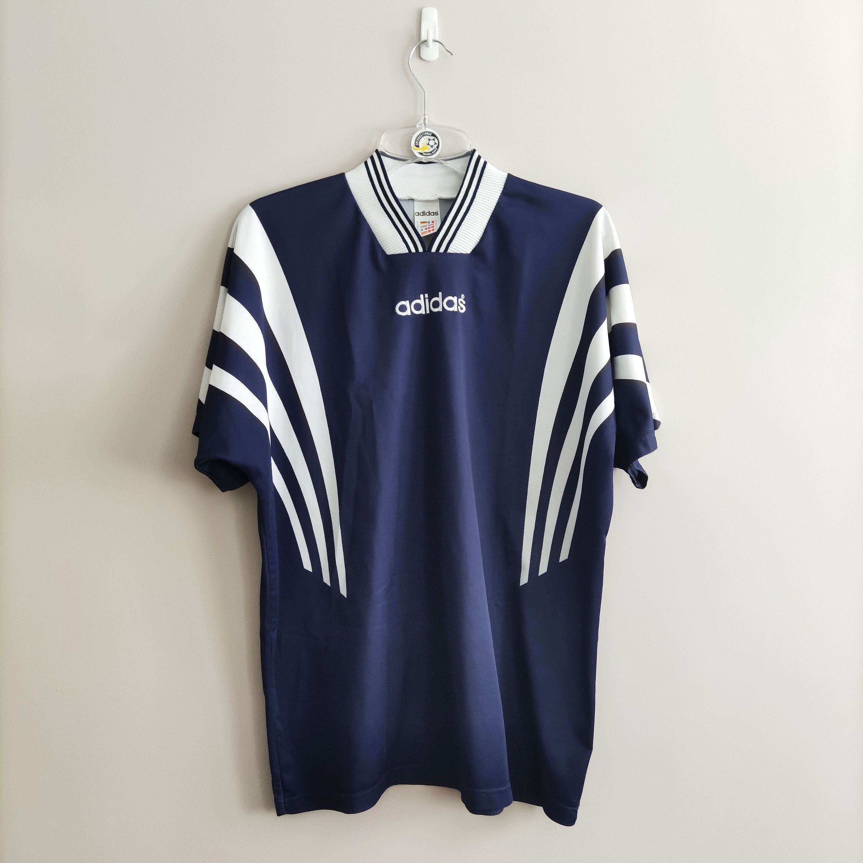 Adidas Adidas 1996 template football shirt Bari third kit style | Grailed