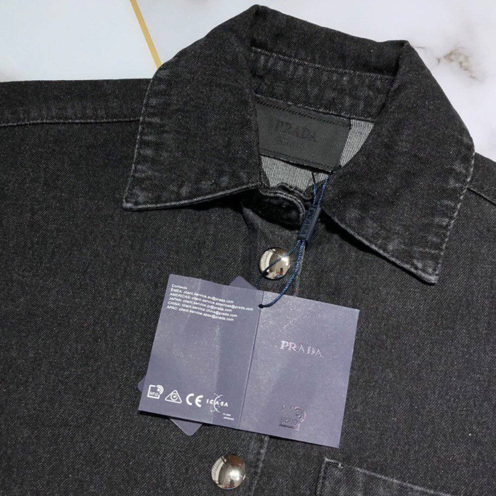 Prada PRADA SHIRT LUNA ROSSA RED TAB GEC067_12K8_F0557_S_212 | Grailed