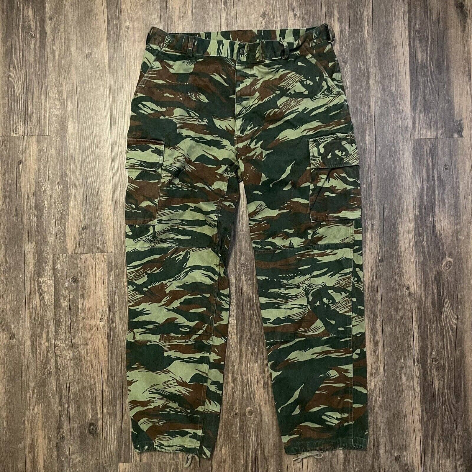 Vintage Vintage French Lizard Military Camouflage Cargo Pants | Grailed