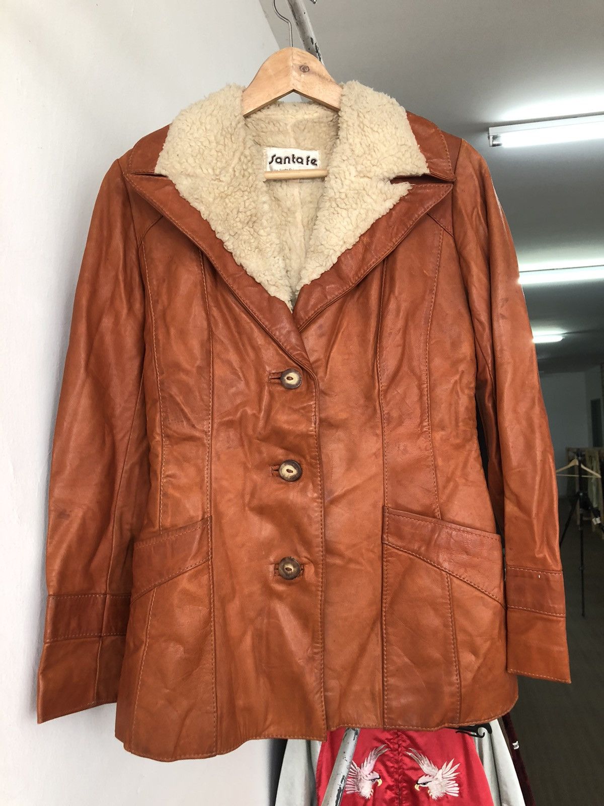 Made In Usa × Streetwear × Vintage Vintage 70’s santa fe shearling ...