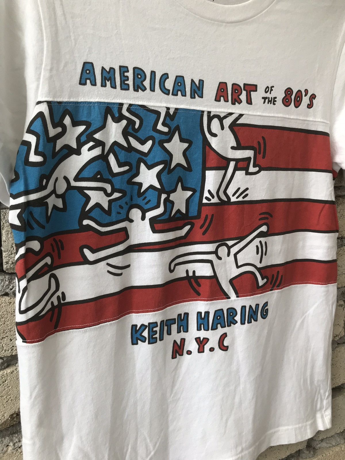 Keith Haring Keith Haring New York City American Art Flag Logo | Grailed