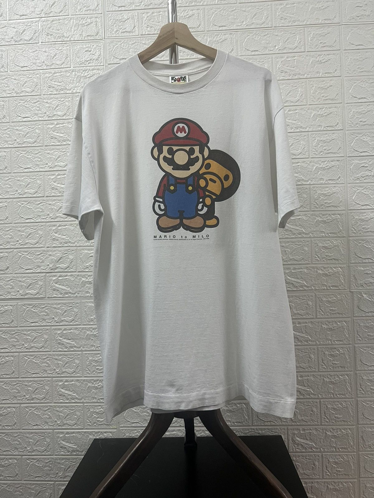 Bape × Nintendo Mario x Baby Milo x Nintendo | Grailed