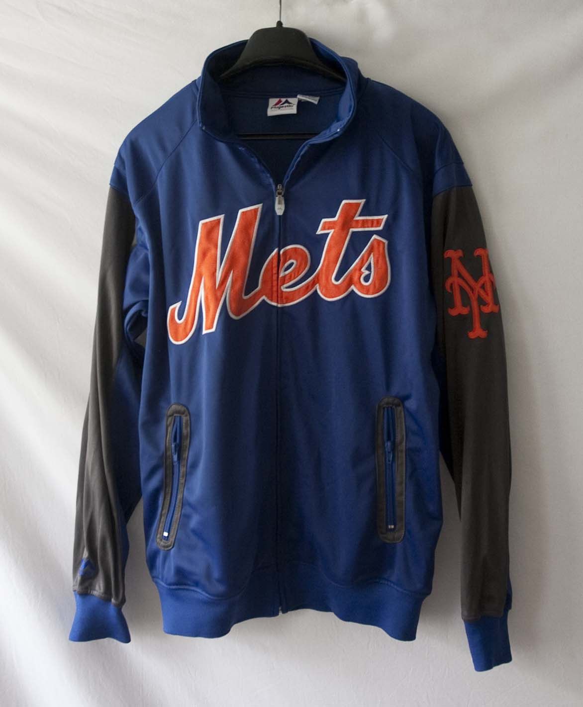 MLB × Majestic Majestic Track Jacket New York Mets Size S | Grailed