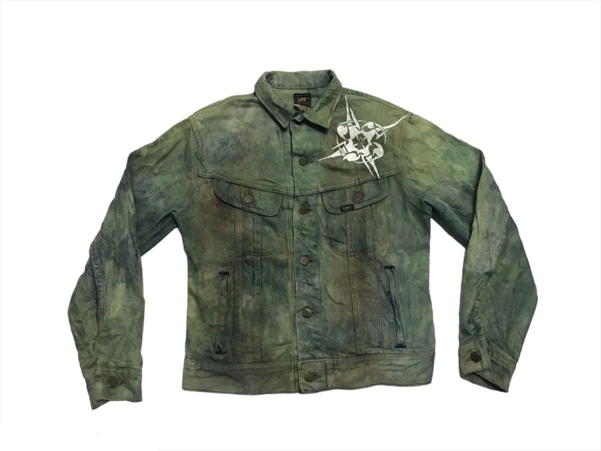 Vintage Vintage Lee tye dye denim jacket | Grailed