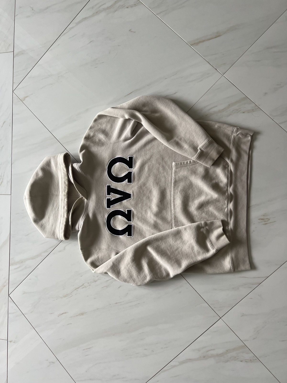 Octobers Very Own OVO omega hoodie in beige | Grailed