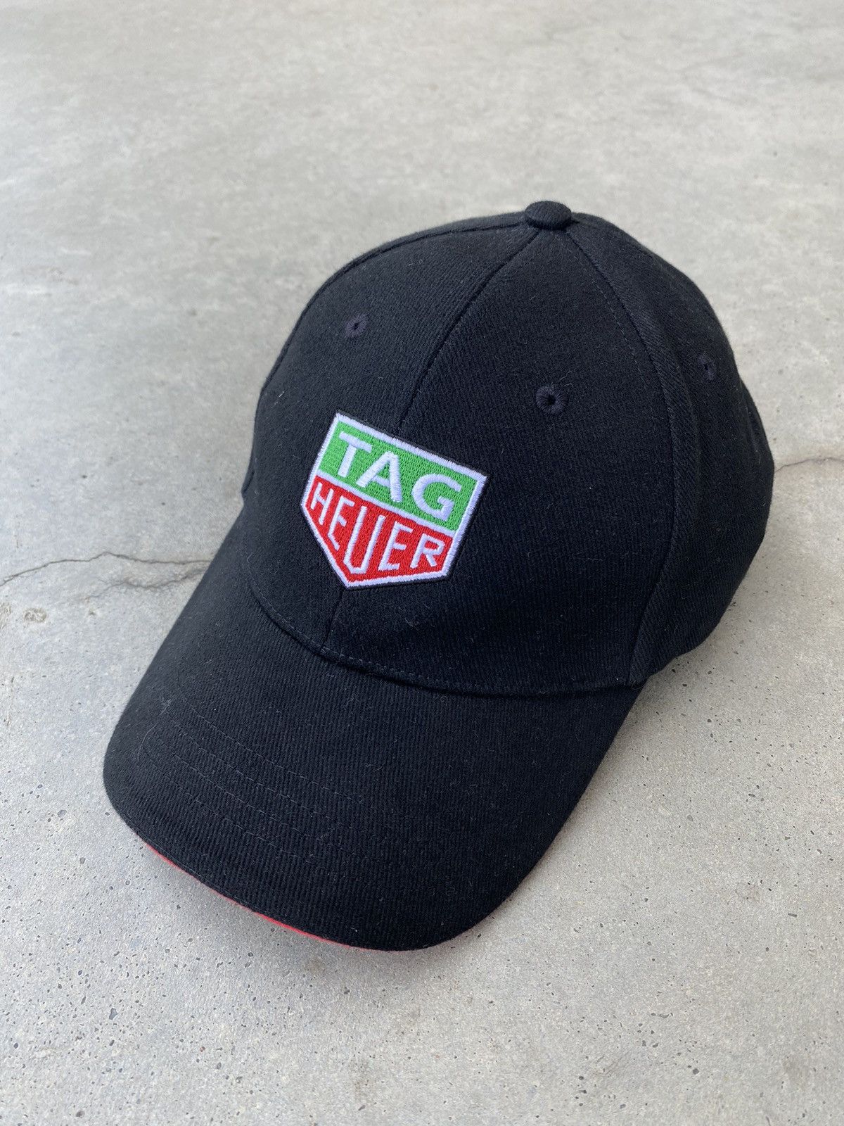 Vintage Tag heuer cap hat big logo | Grailed
