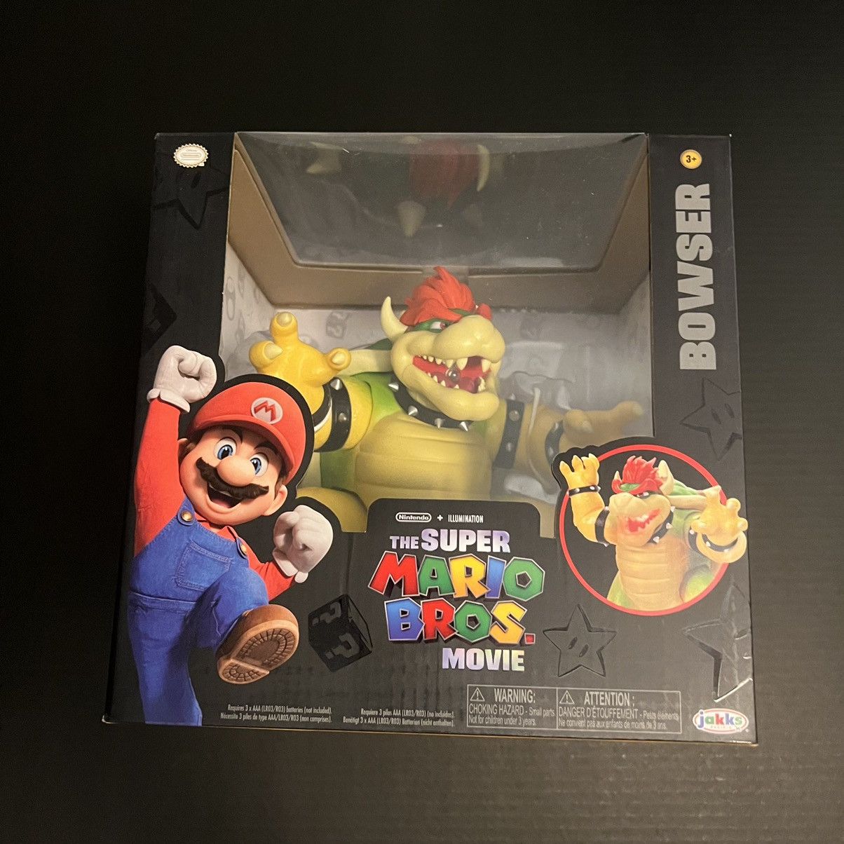 Marios × Nintendo Super Mario Bros Bowser Fire Breathing Action Figure ...