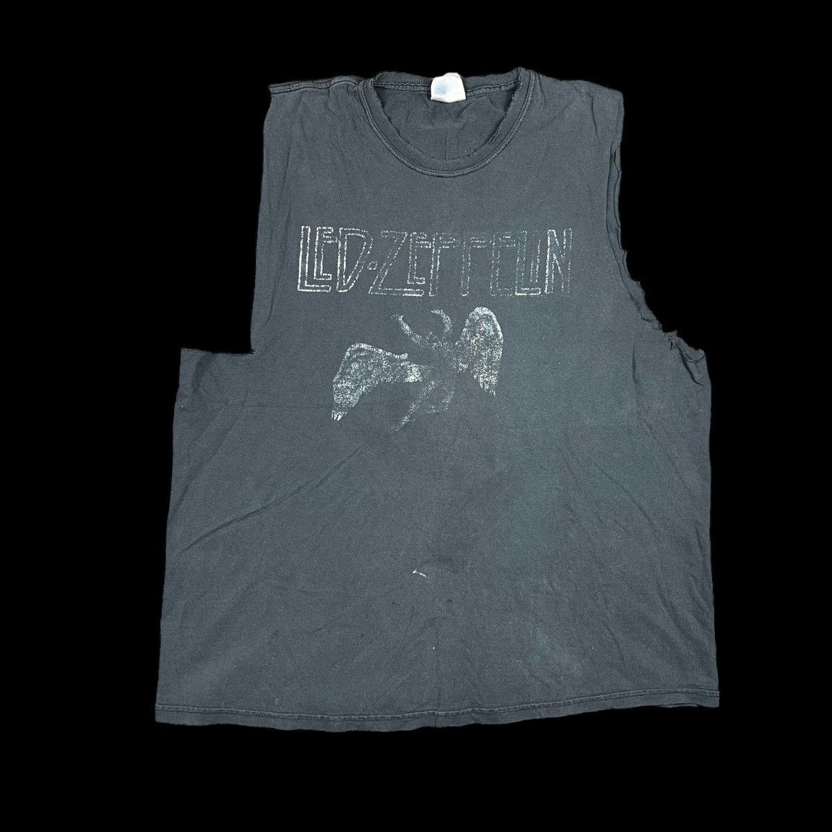 Band Tees × Streetwear × Vintage Vintage Led Zeppelin Thrashed Tank Top ...