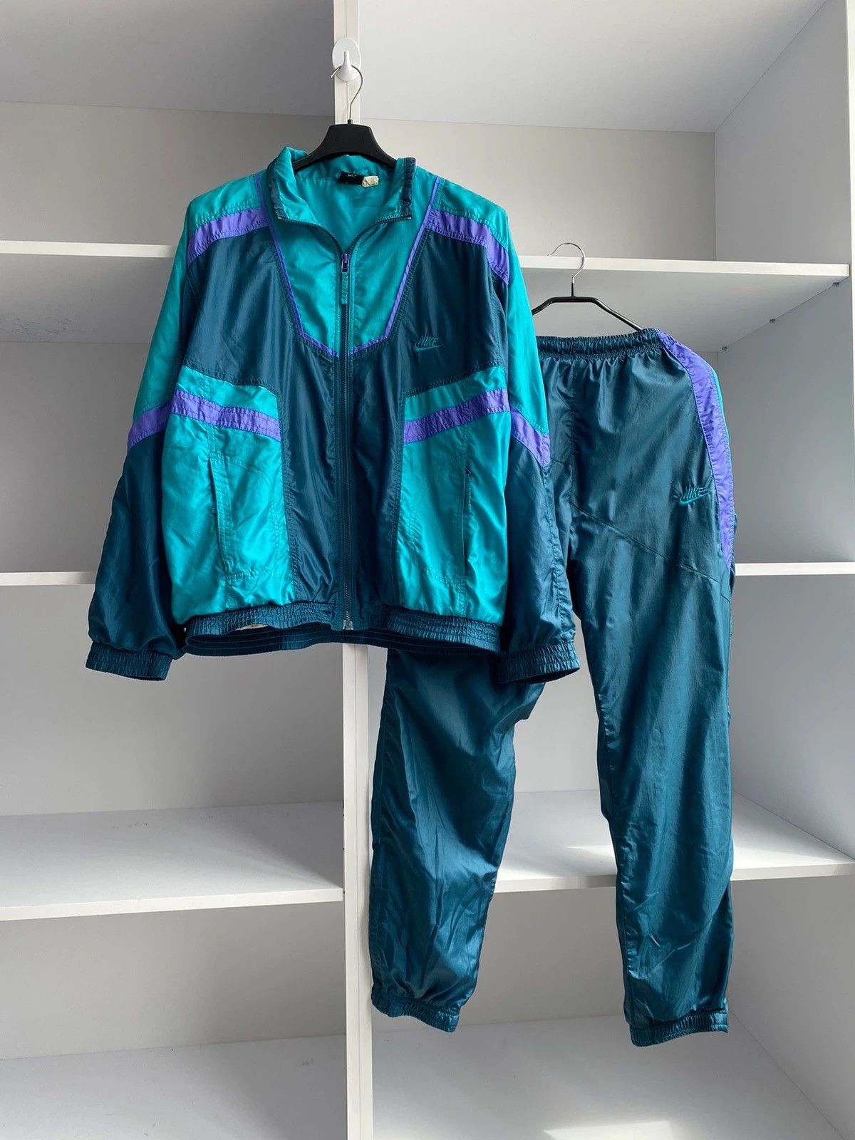 Nike Vintage Nike Premier Nylon Rare Tracksuit | Grailed