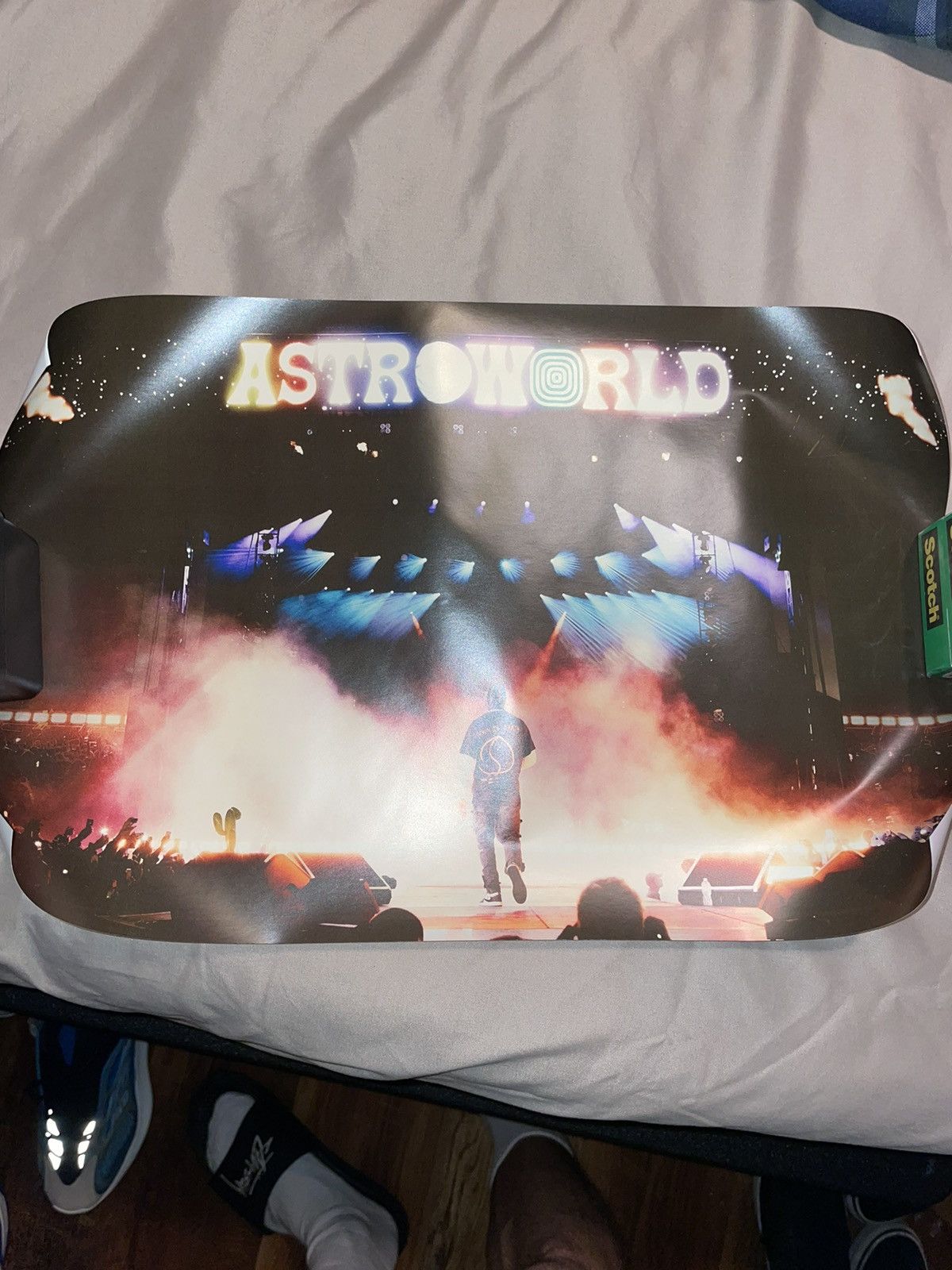 Travis Scott RARE Travis Scott X Rayscorruptedmind Astroworld poster | Grailed