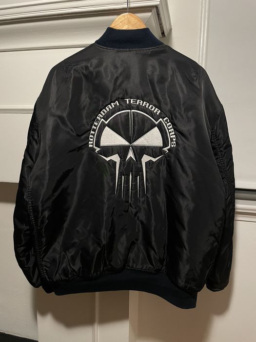 Vintage ‘90s Rotterdam Terror Corps Bomber Jacket | Grailed