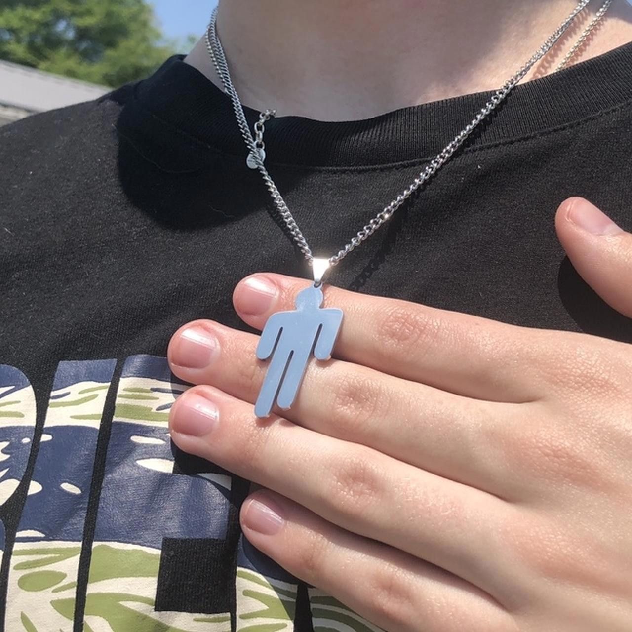 Streetwear *NEW* Silver Billie Eilish Necklace Blosh 20 Inch | Grailed