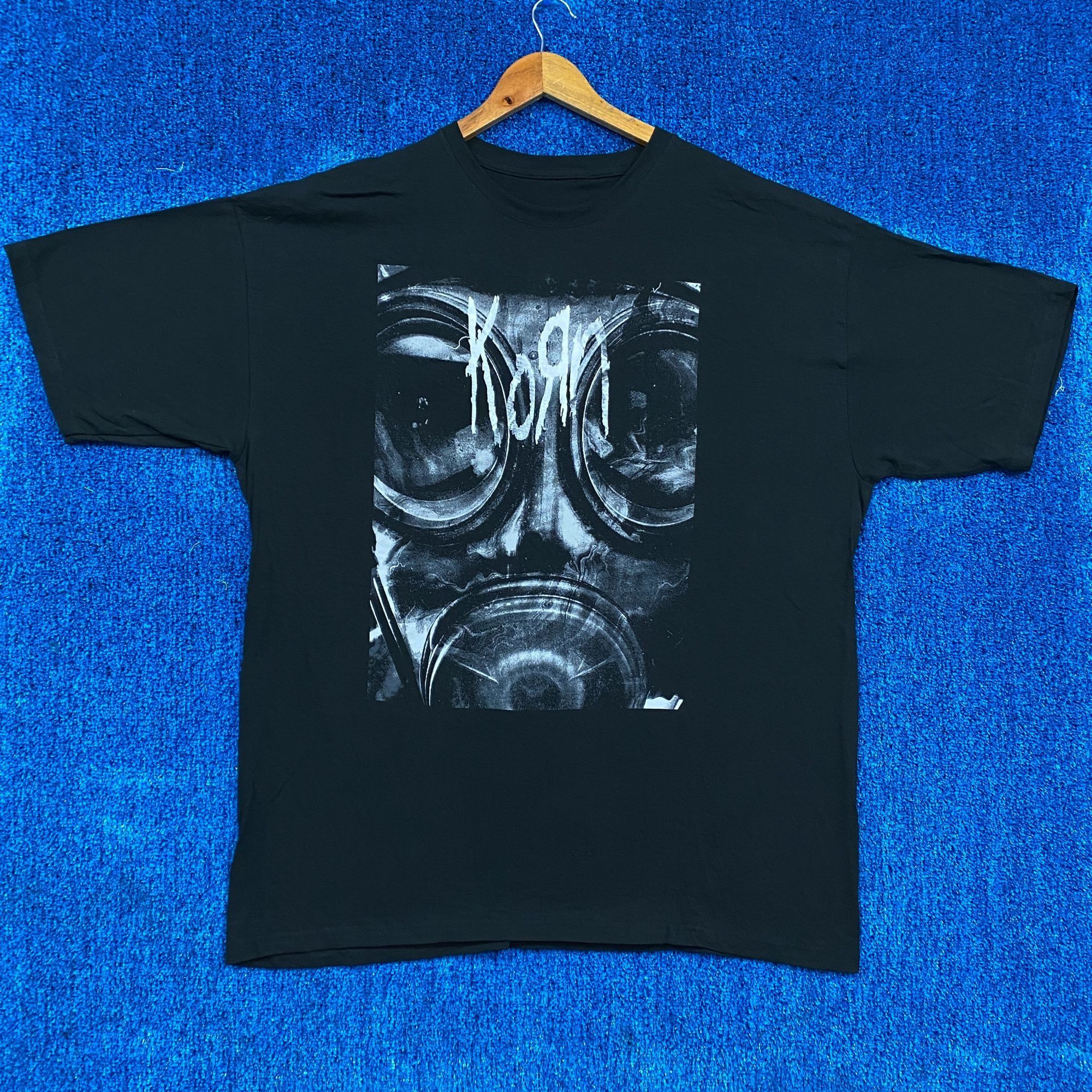 Very Rare Korn Gas Mask Tour Poster Heavy Metal Tee O/S | Grailed