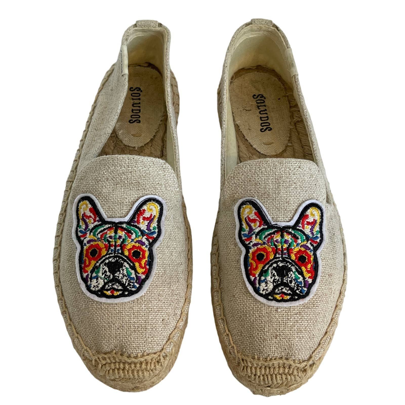 Soludos Soludos French Bulldog Platform Espadrilles Size 7 WORN ONCE ...