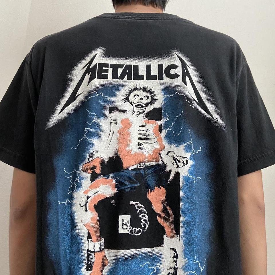 Vintage Vintage Metallica 2000s Band Graphics Black Tee Shirt | Grailed