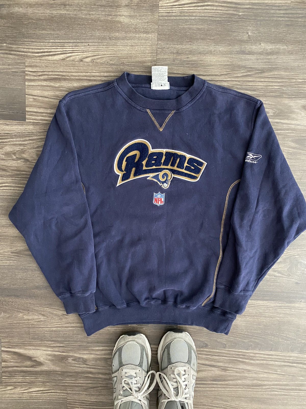 NFL × Reebok × Vintage Vintage Rams Big Logo Sweatshirt | Grailed