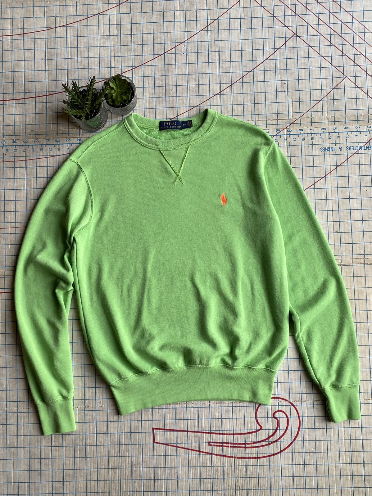 Polo Ralph Lauren Polo Ralph Lauren Neon Green Lightweight Crewneck ...