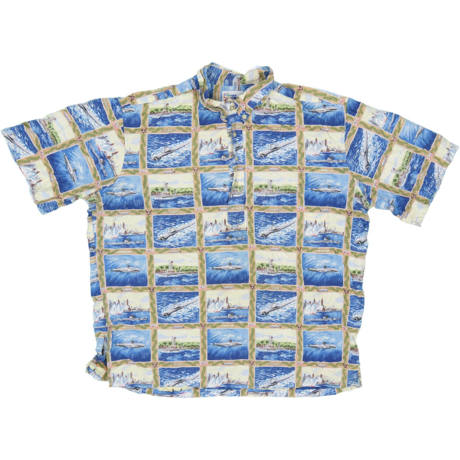Reyn Spooner Reyn Spooner Navy USN Submarine Eagle Hawaiian Aloha Shirt | Grailed