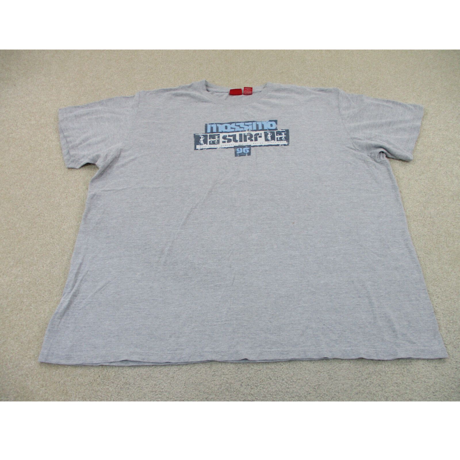 Mossimo VINTAGE Mossimo Shirt Adult 2XL XXL Gray Blue Surfing Surfer ...