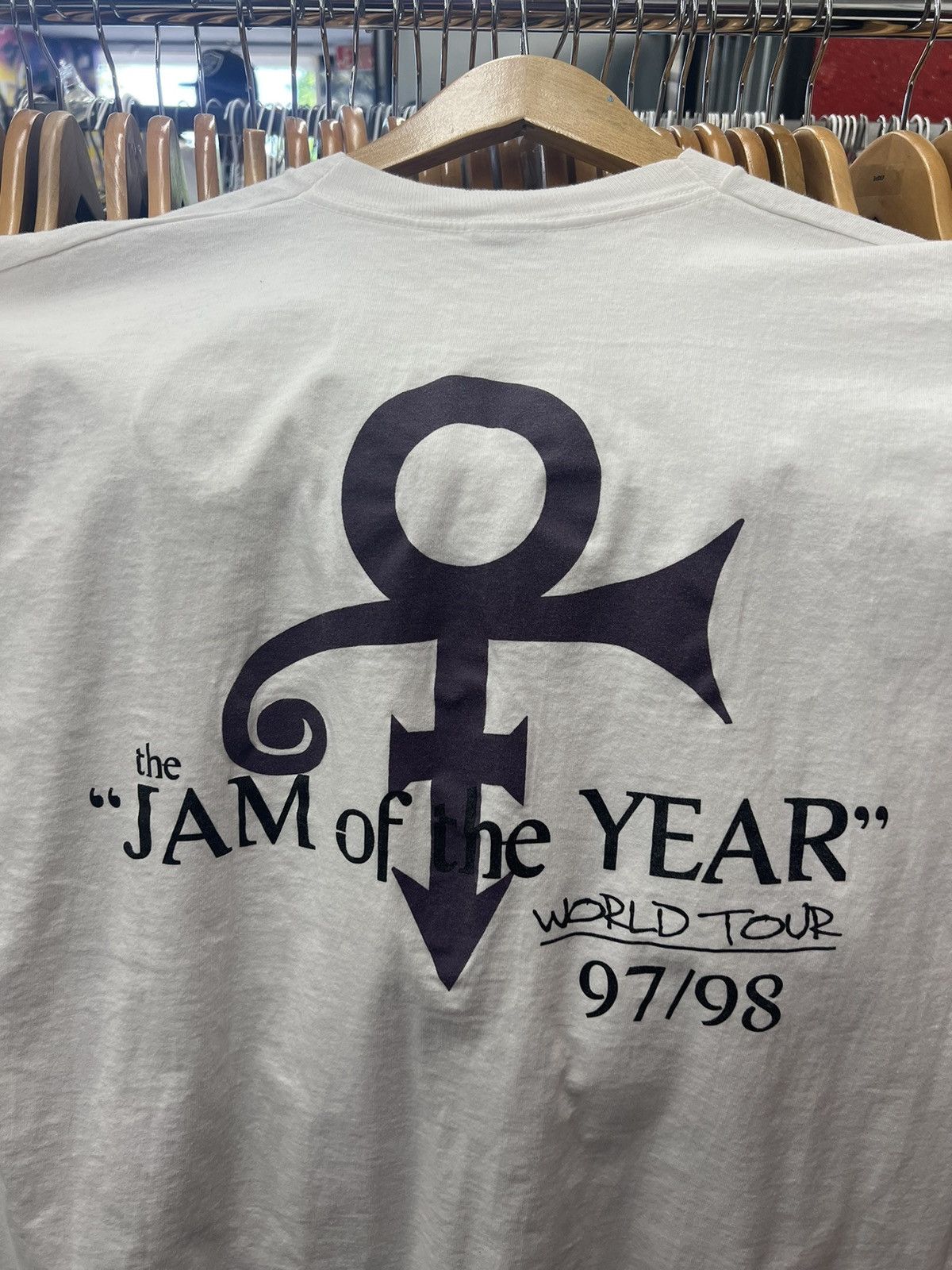 Rap Tees × Vintage 1997/1998 Prince “Jam of the year” award promo tee ...