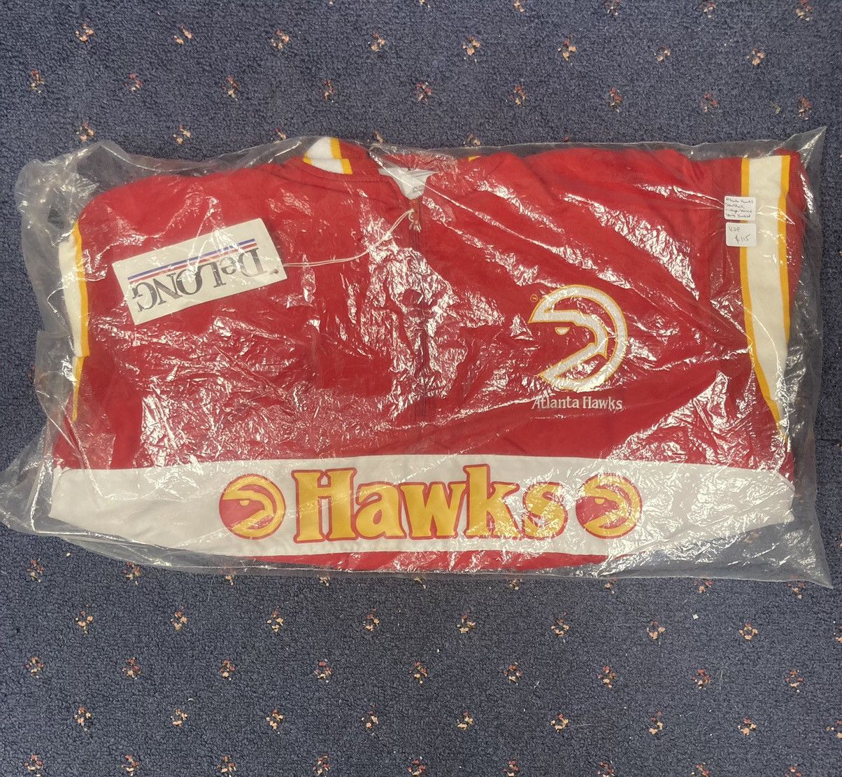 Delong × Vintage DeLong Atlanta Hawks sport jacket | Grailed