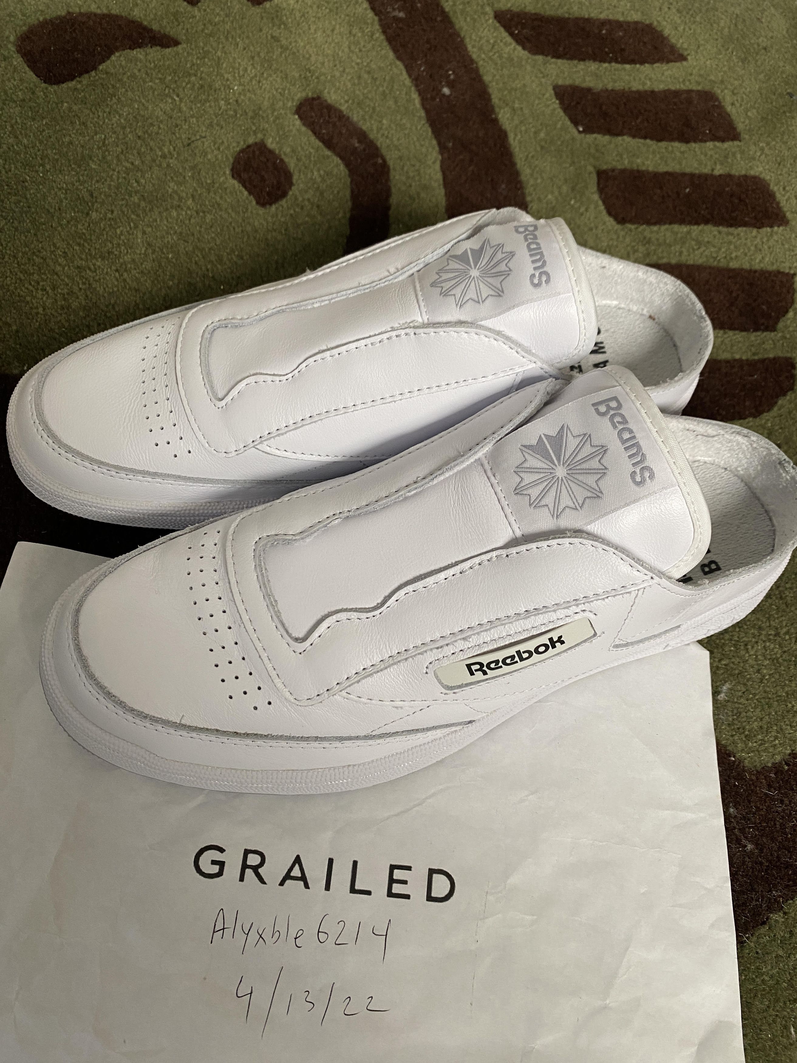 Beams Plus × Reebok Reebok x Beams plus Reebok Club C Laceless Mule ...