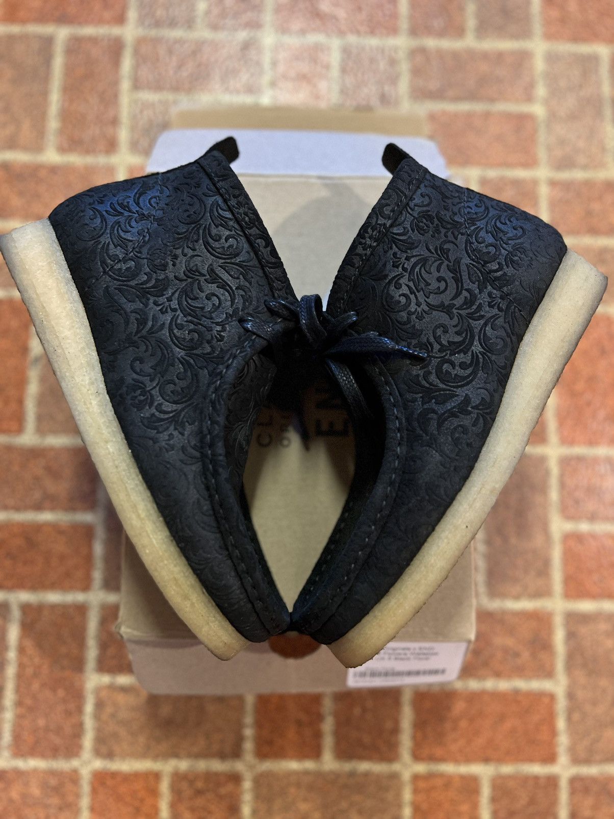 Clarks Clarks Originals Wallabee X End Black Floral | Grailed