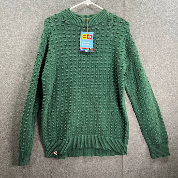 Lego Lego Sweater Womens Small Long Sleeve Round Neck Green | Grailed