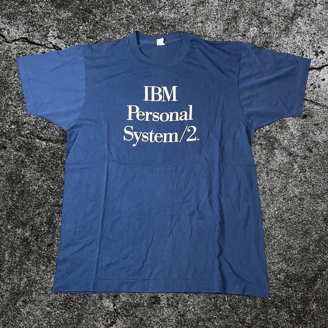 Vintage Vintage 80s IBM Personal System Single Stitch Computer tee ...
