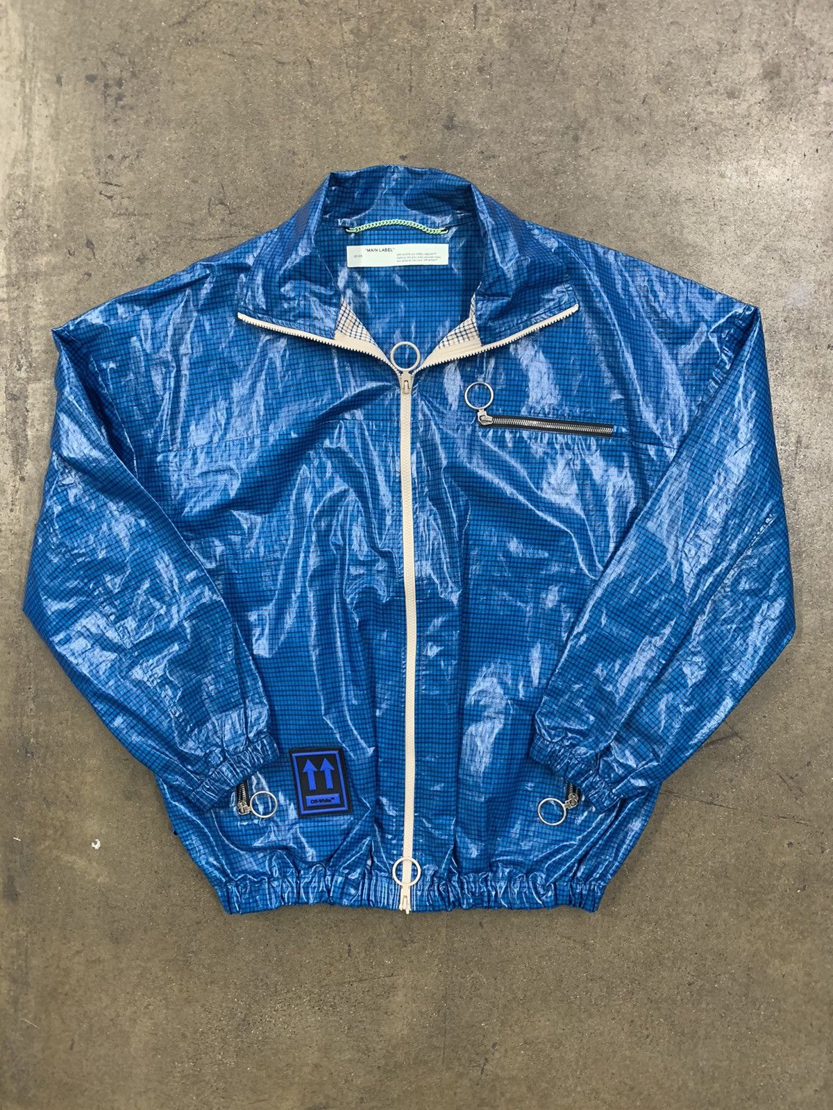 Off-White Off White Checkered Plaid Waterproof Jacket | Grailed