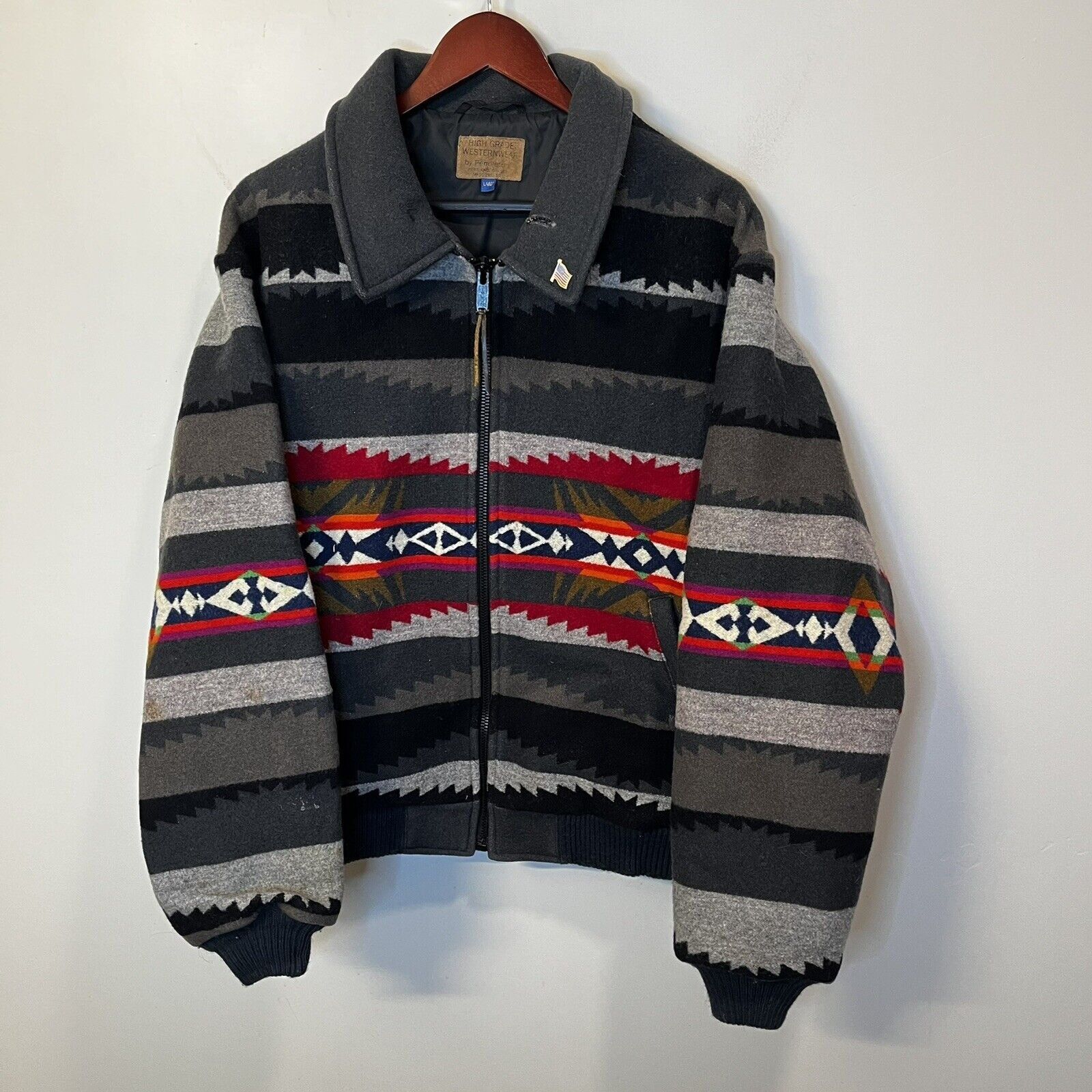 Pendleton × Vintage Pendleton Aztec Full Zip Jacket Coat High Grade Western Wear | Grailed