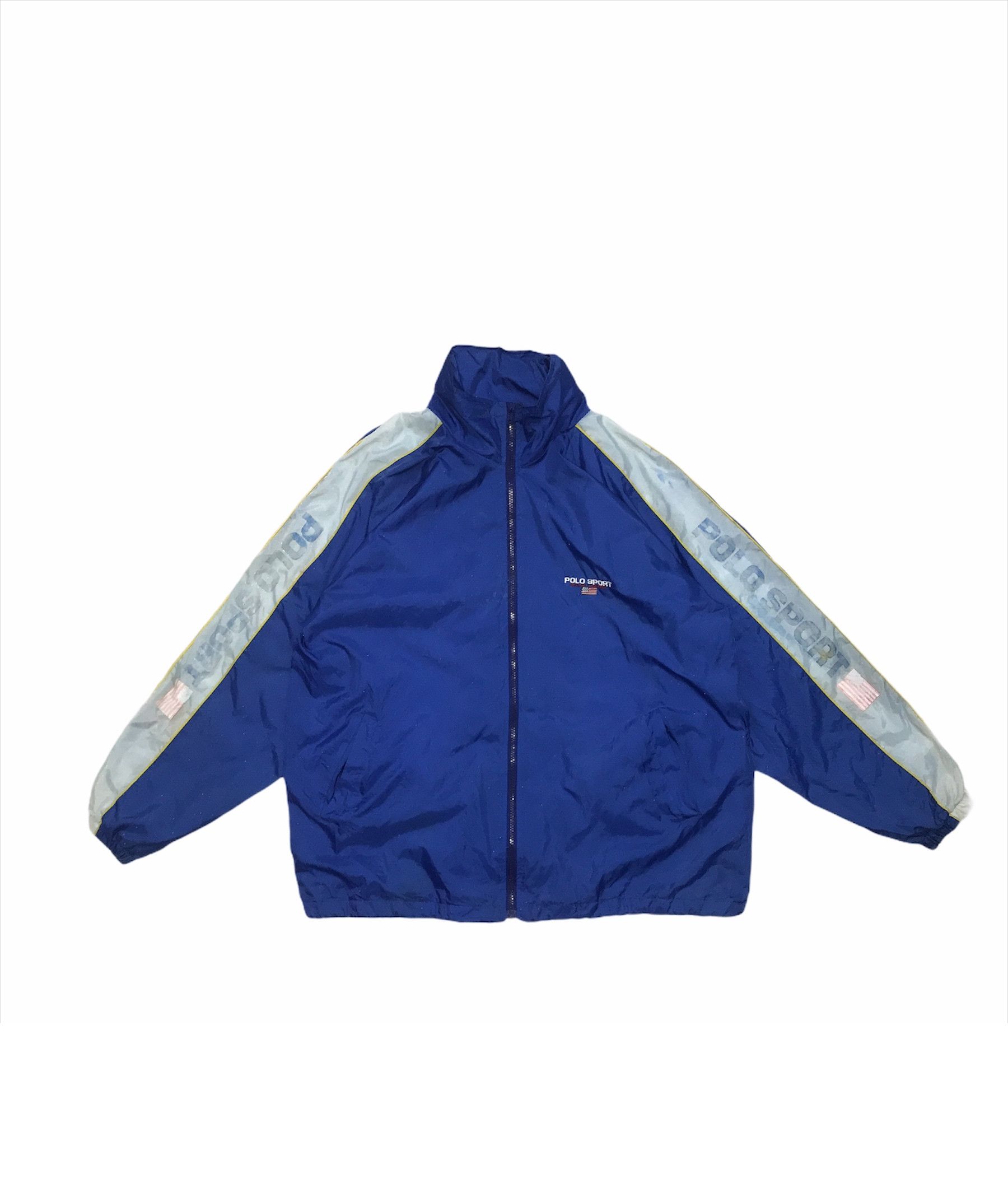 Polo Ralph Lauren Vintage Polo Sport Ralph Laured Light Jacket Logo Stripes | Grailed