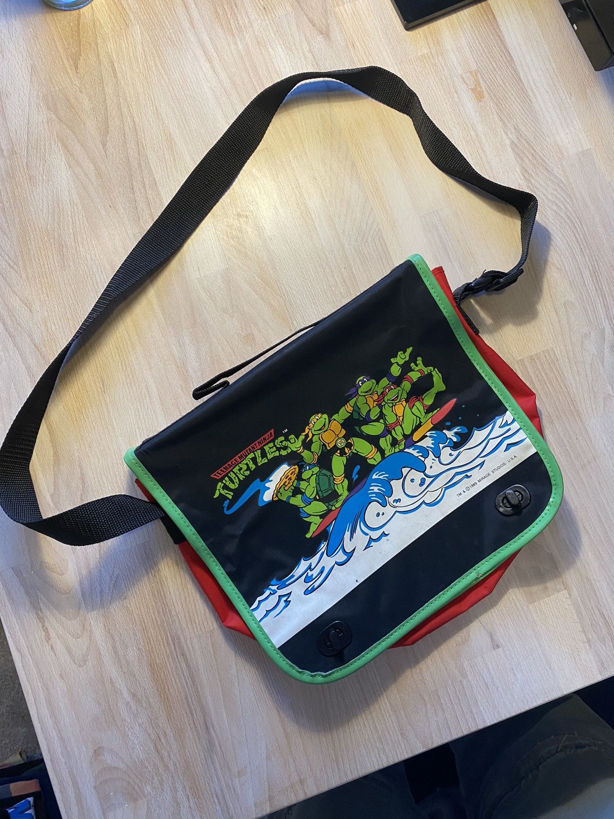 Vintage TMNT 1989 Bag Satchel USA Teenage Mutant Ninja Turtles | Grailed