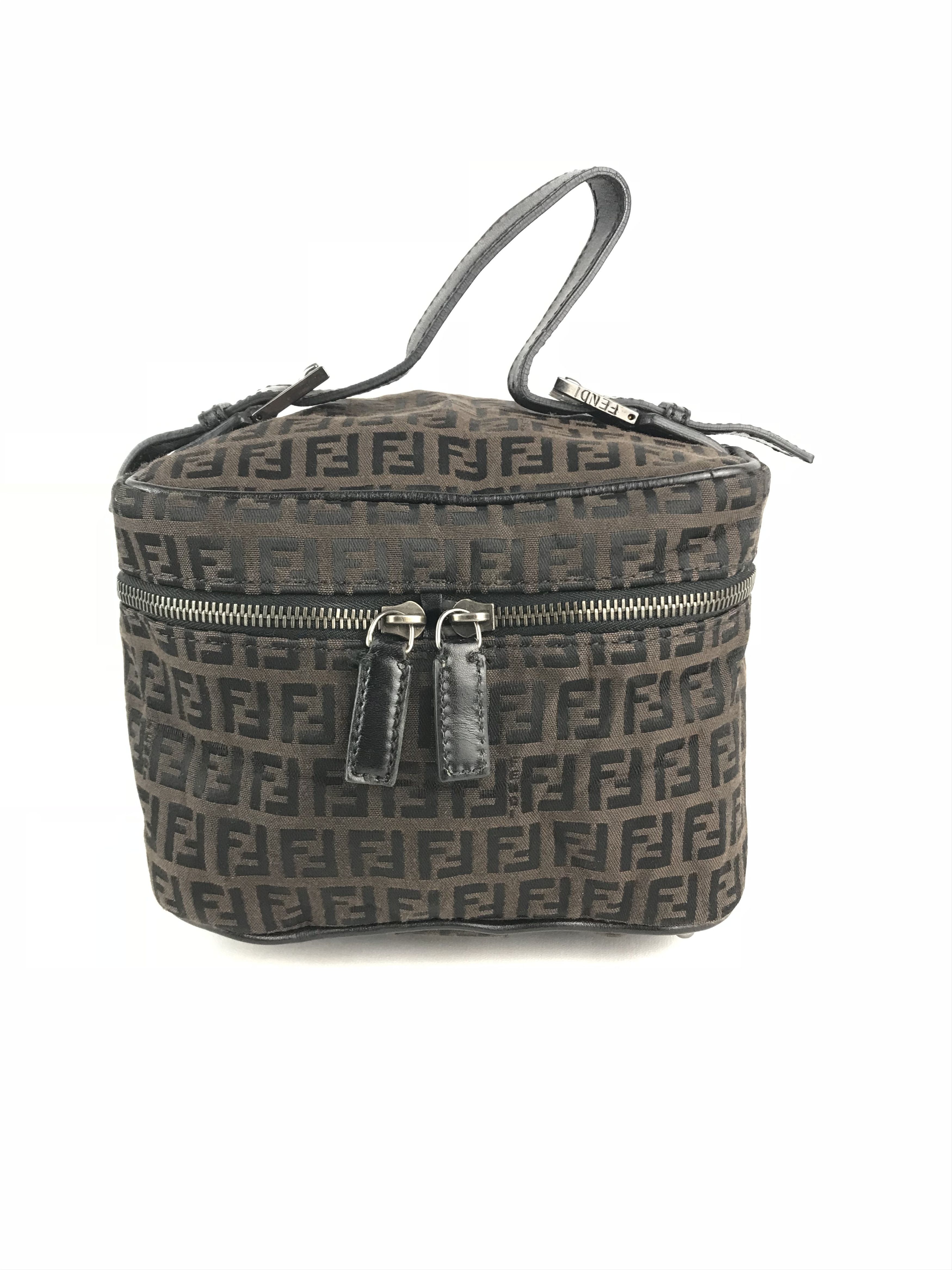 Fendi × Vintage Final Drop 🔥Rare🔥Auth Fendi Zucca Monogram Cosmetics ...