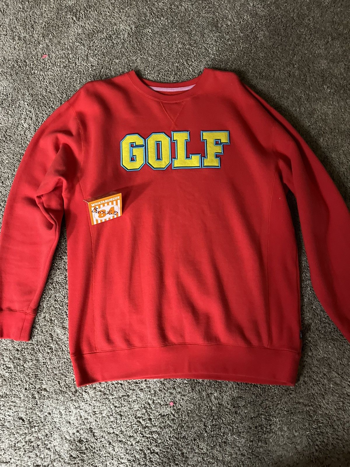 Golf Wang Golf Wang College Sweater Red | Grailed
