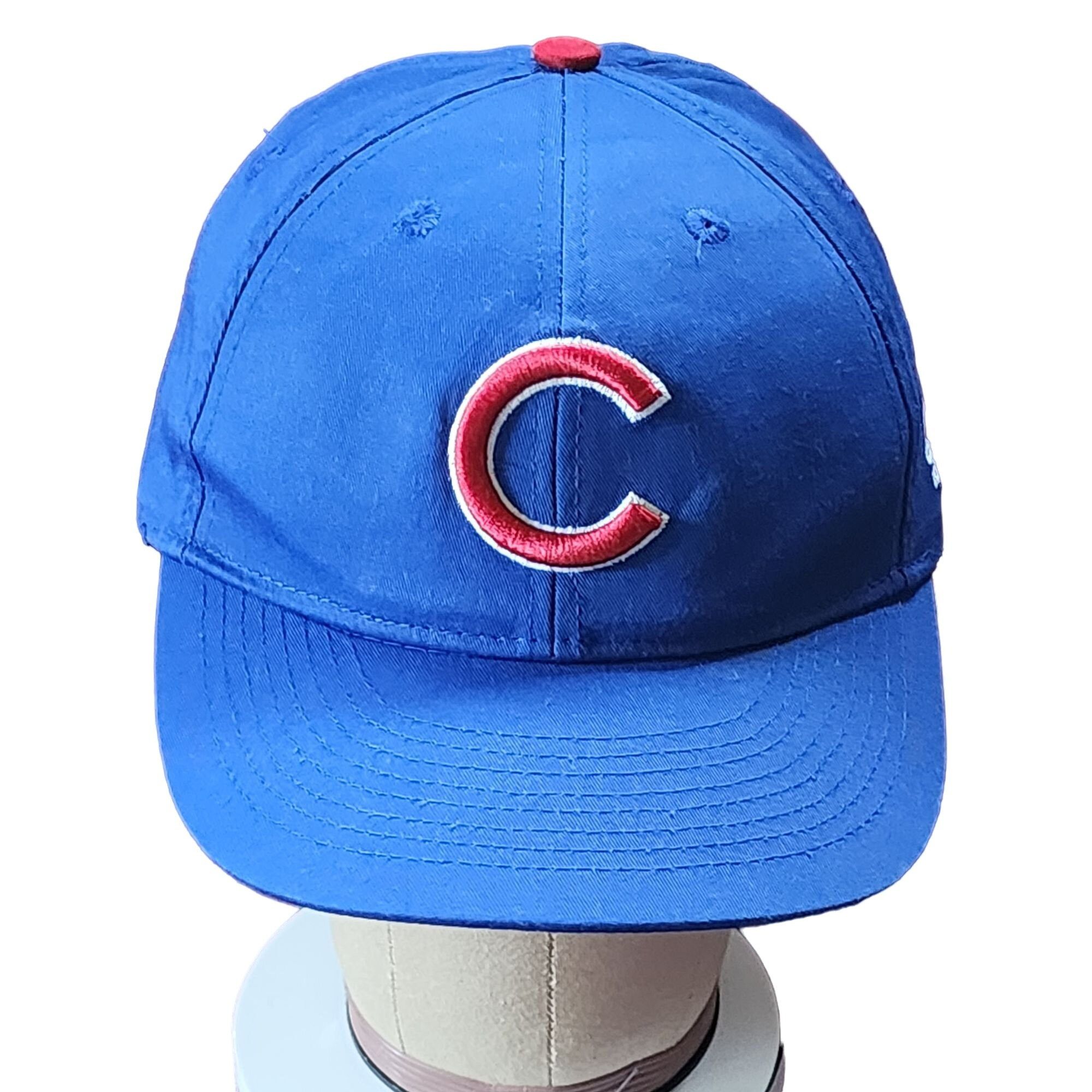 MLB MLB Chicago Cubs Blue "C" Red White Baseball Adjustable Cap | Grailed