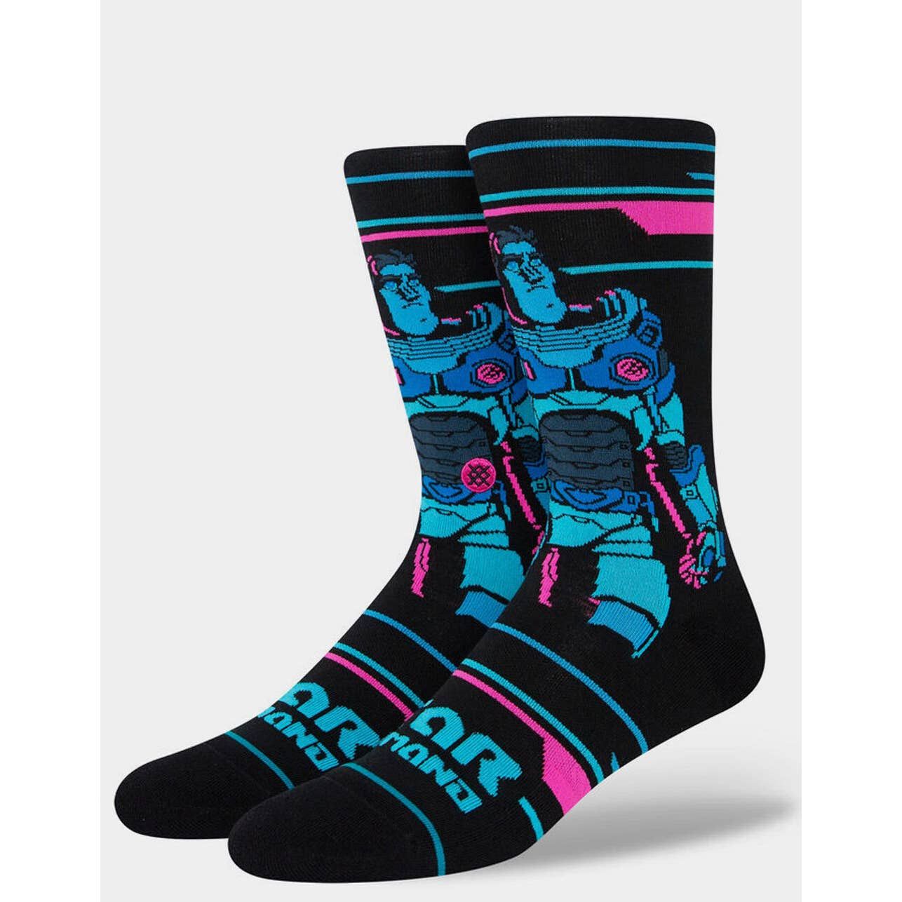 Stance Socks Stance Disney Pixar Buzz Lightyear Star Command Medium 6-8 ...