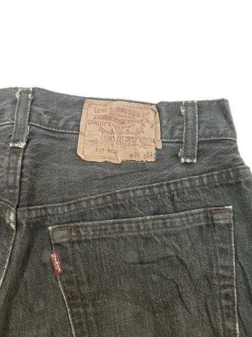 Levi's × Streetwear × Vintage 80s Vintage Levi's 501 Grey Made In USA Distressed Jeans | Grailed
