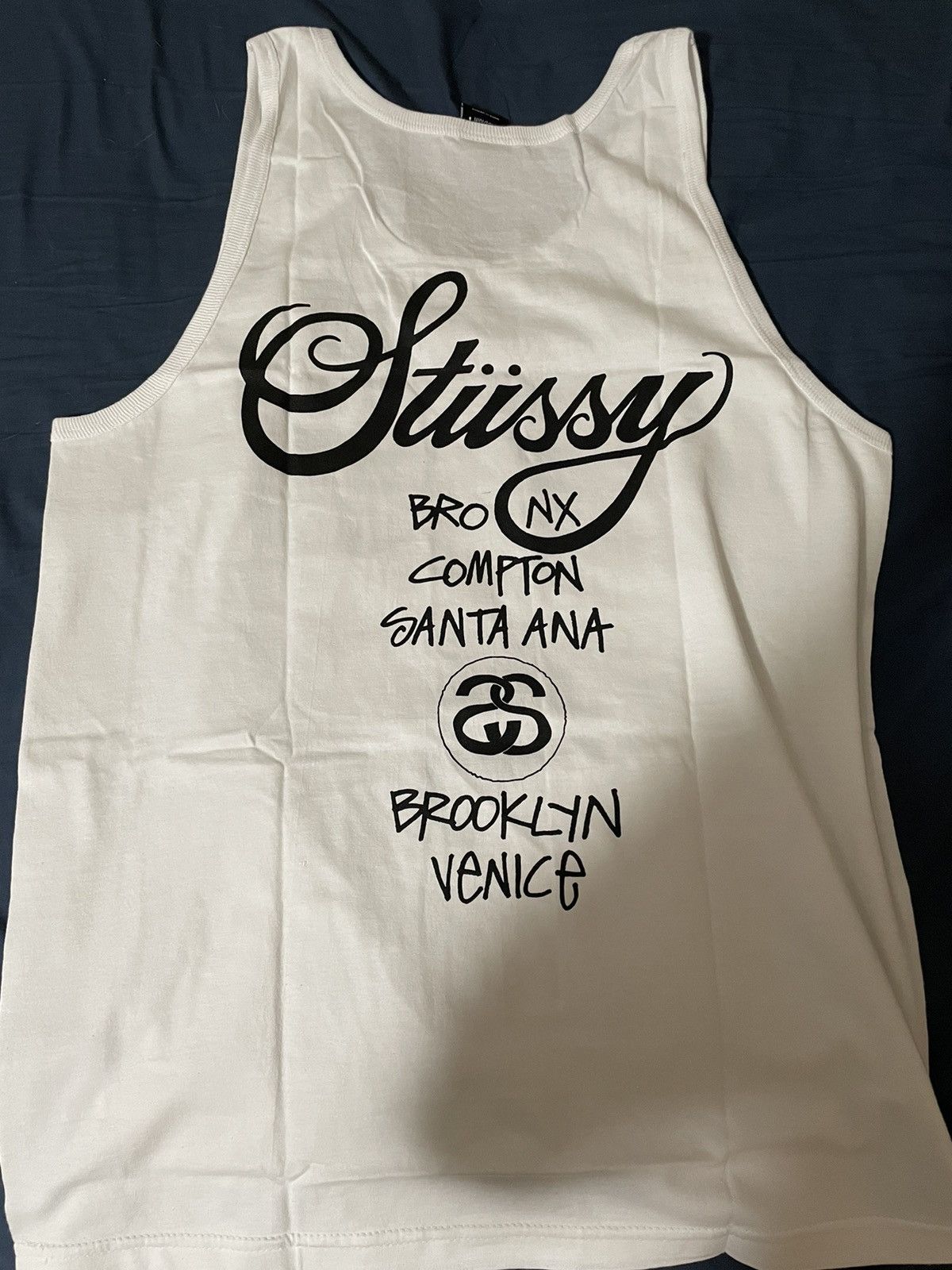 Streetwear × Stussy Stussy World Tour Tank Top | Grailed
