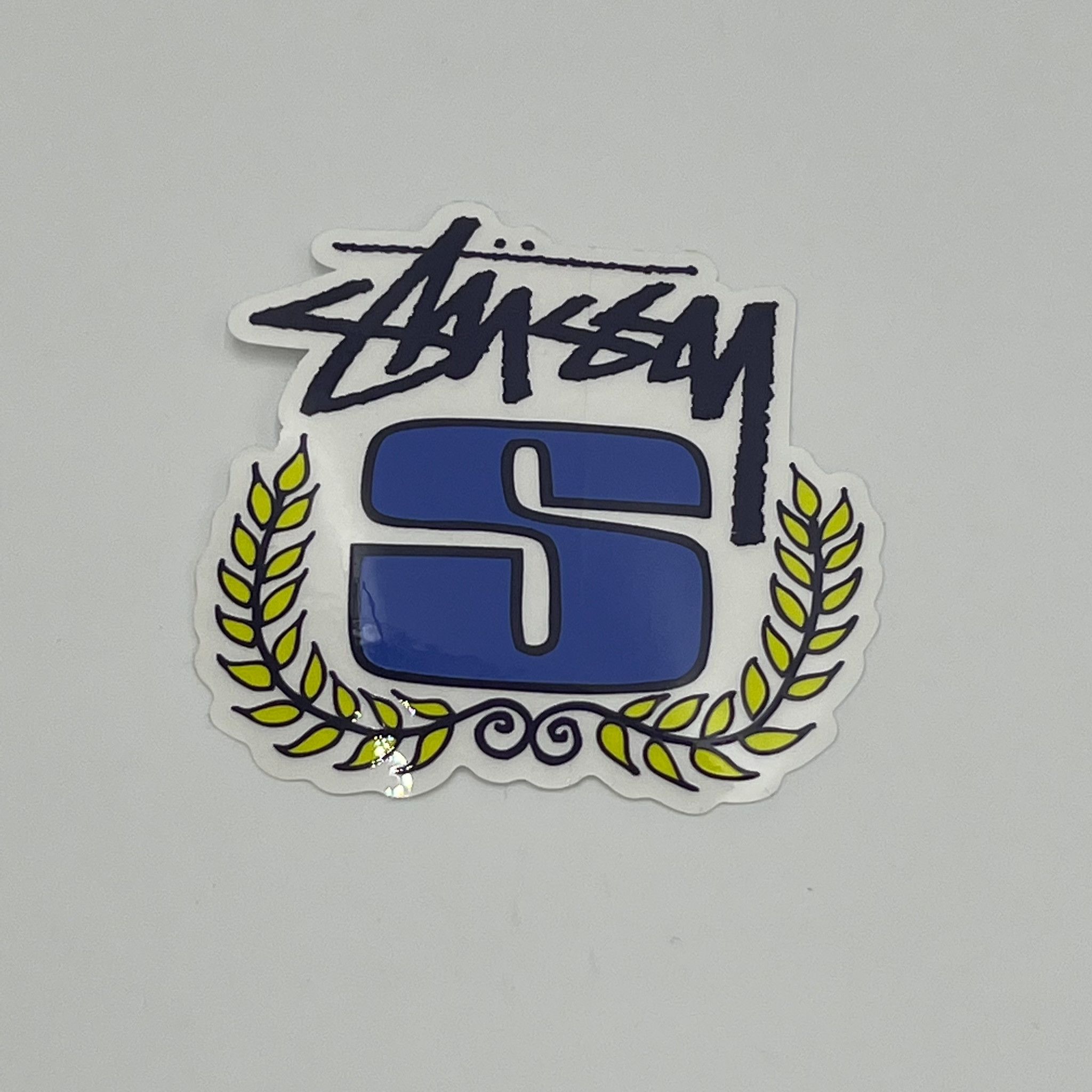 Stickers × Streetwear × Stussy Stussy Crest Sticker Blue | Grailed