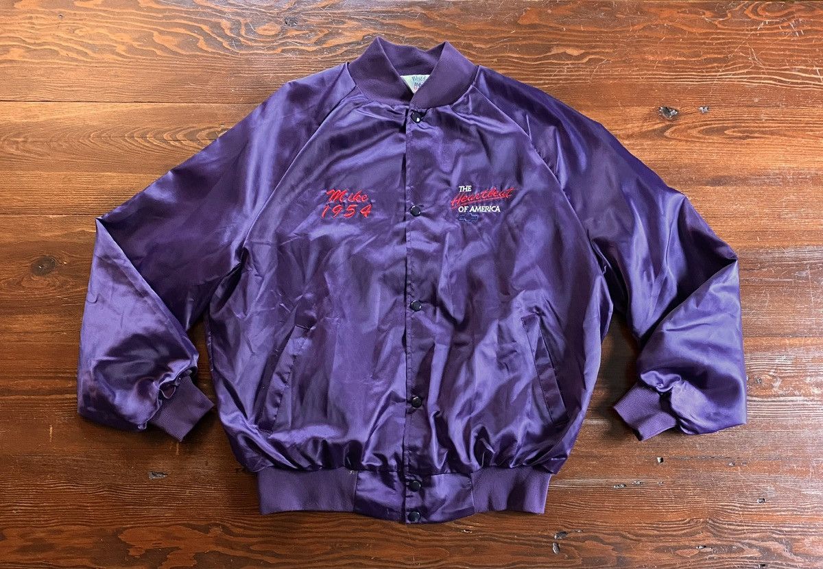 Chevy × Varsity Jacket × Vintage Vintage 80’s Chevrolet Varsity Style ...