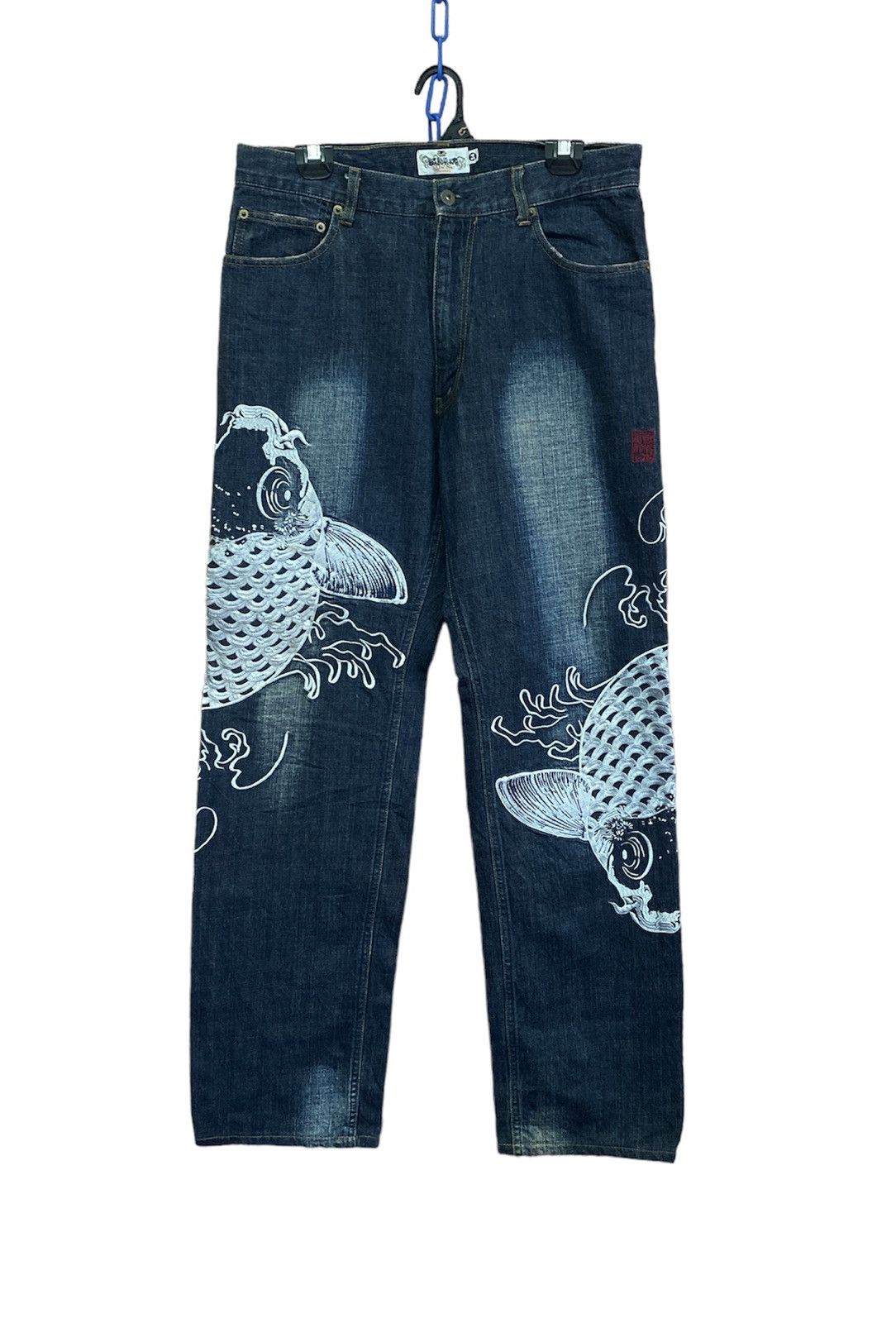 Avant Garde × Japanese Brand × Jean Japanese Baggy Karakuri Tamashii ...