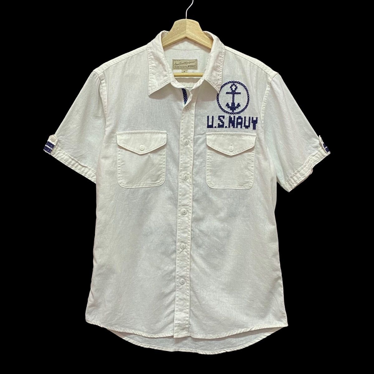 Avirex × Military × Vintage VINTAGE 80s AVIREX US NAVY MILITARY CAMP ...