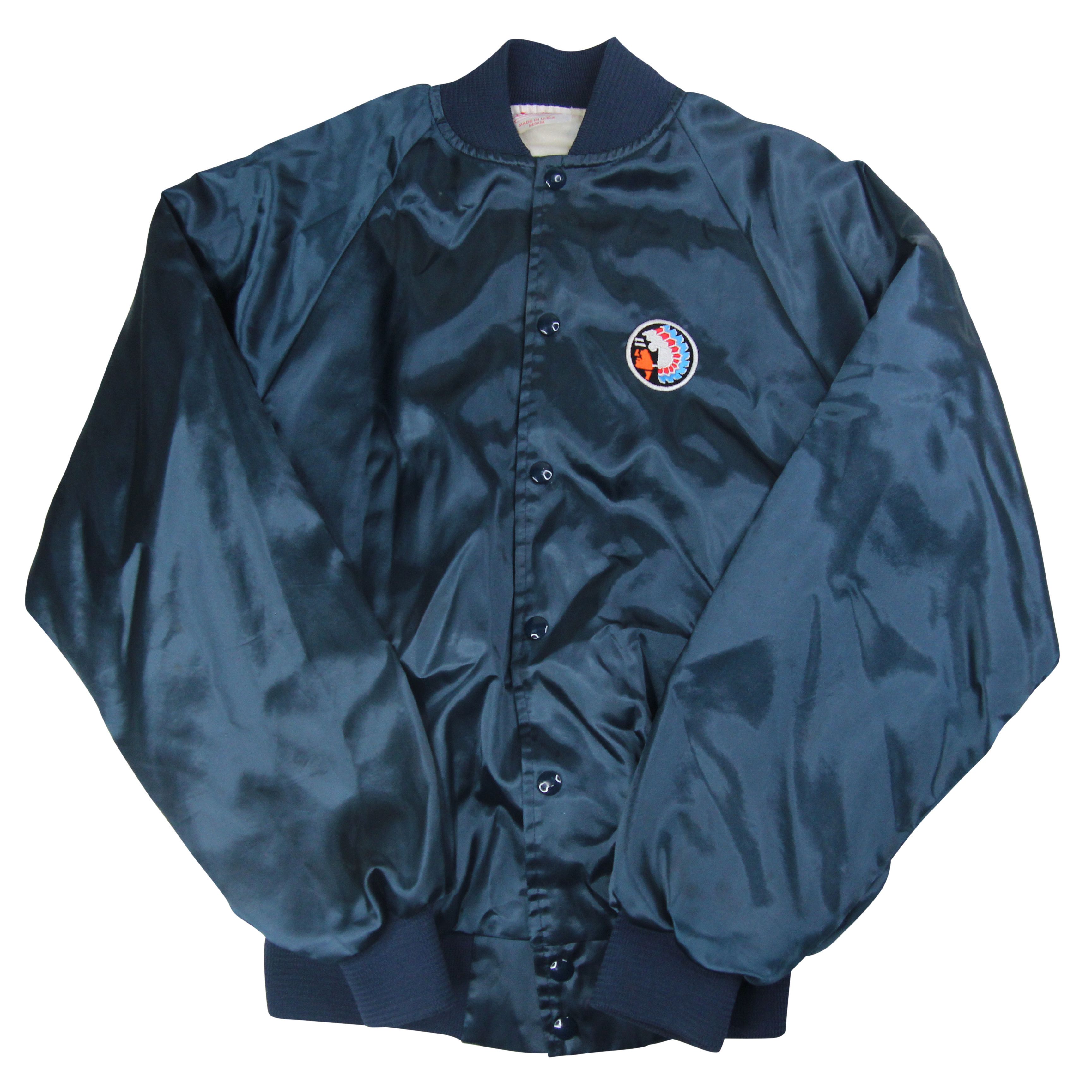 Vintage Vintage Satin Native American Patch Jacket | Grailed