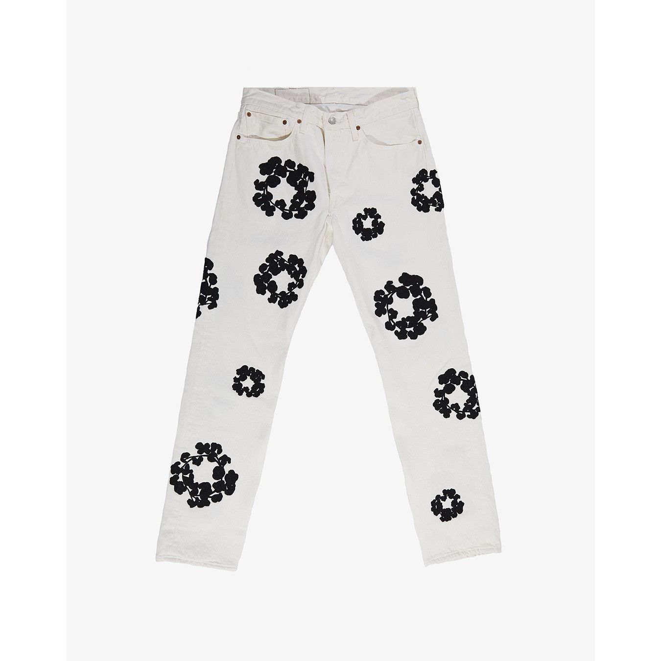 DENIM TEARS DENIM TEARS CHAIN STITCH COTTON WREATH DENIM | Grailed