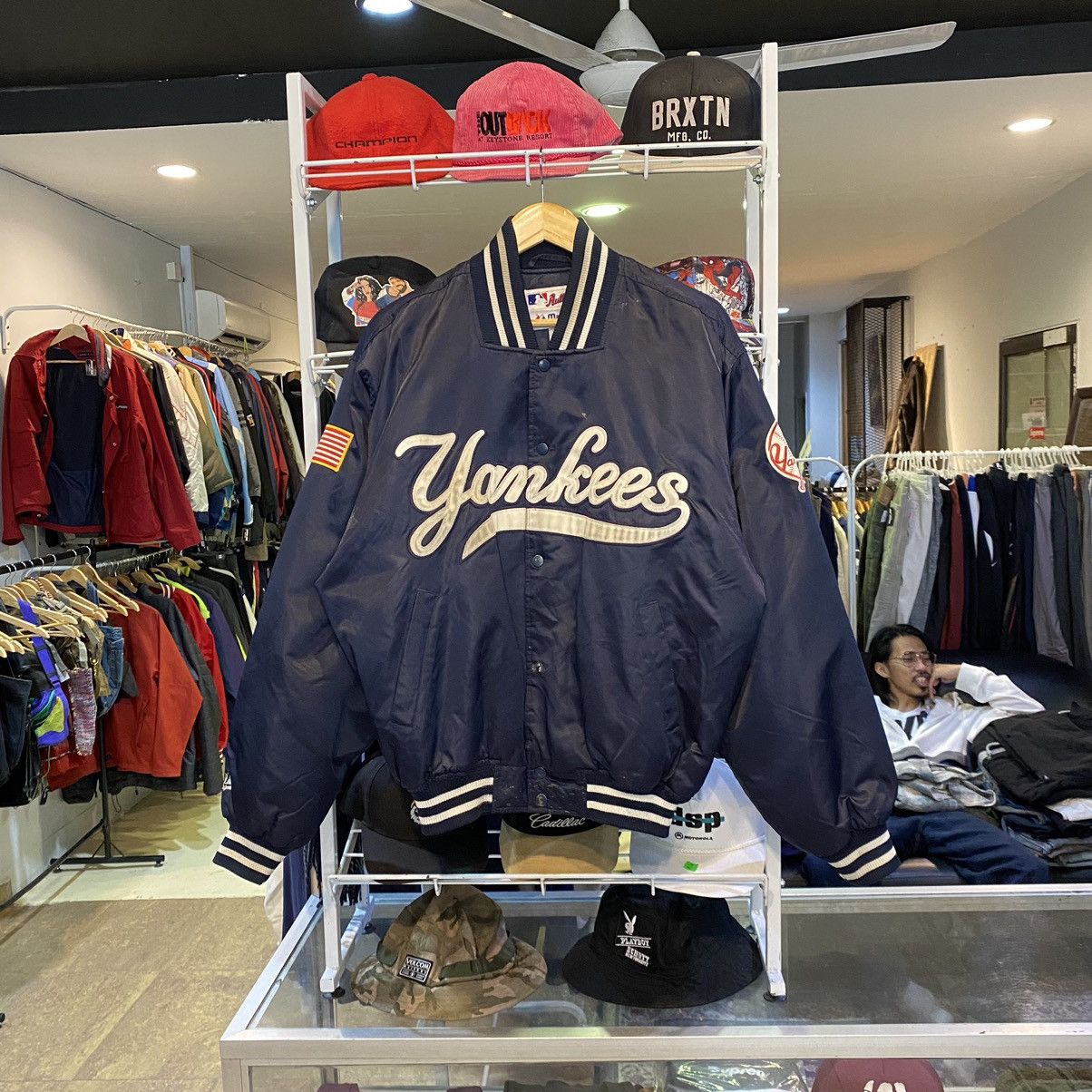 MLB × New York Yankees × Vintage Y2K Yankees MLB Authentic Collection ...